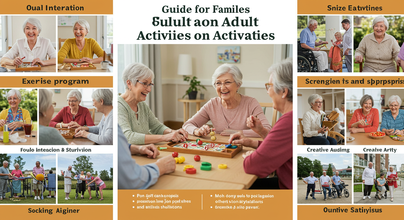 Adult Daycare Activities : A Guide for Families